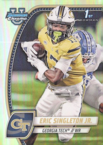 2024 Bowman Chrome U Eric Singleton Jr. #71 Refractor | eBay