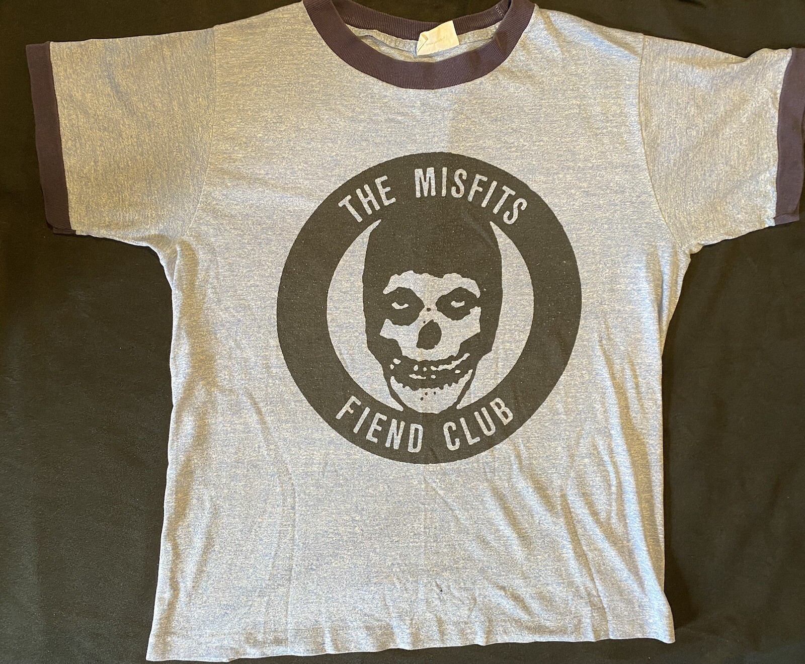 VTG Late 70s ORIGINAL Misfits Fiend Club Shirt Danzig Samhain Crimson ...