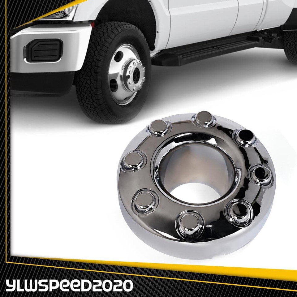 Fit For 2005-2018 Ford F350 Dually 4x4 Open Front Wheel Silver Center ...