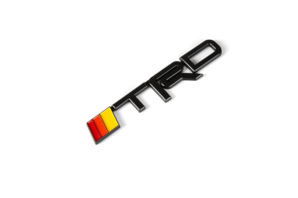 Tri-Color Badge Side Emblem Car Truck Accessories Rear Raised Decal ...
