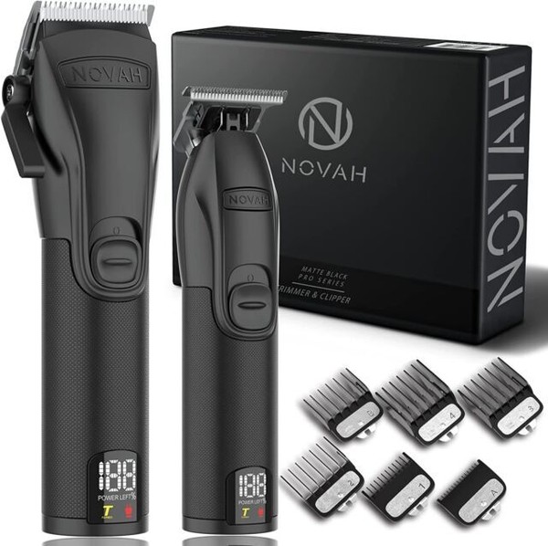 Novah HCL-002 Hair Clippers and Trimmer Kit - Black for sale online | eBay