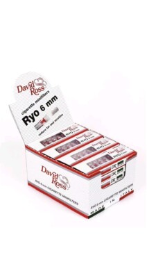 2XDAVID ROSS SLIM "6MM " TAR FILTERS FOR ROLLUPS TAR CATCHER FULL BOX ...