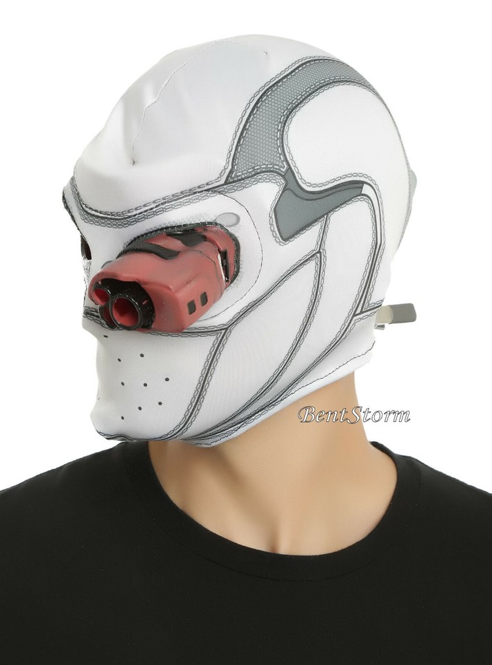 Suicide Squad Deadshot Face Mask Light-Up Cosplay Halloween Costume DC ...