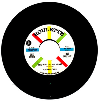 VALERIE CARR - I'm Only Asking / The Way To My Heart- Vinyl 45rpm 1958 ...