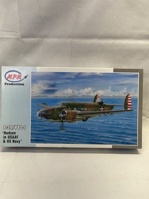 MPM A-29/PBO-1 Hudson "Hudson in USAAF & US Navy" 1:72 Model Kit. Open ...