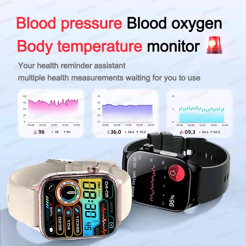 2025New ECG+PPG AI Health Diagnose Smart Watch Men Women Clock Blood ...