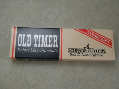Schrade- Old Timer- USA- 80T- Pocket Knife- Box | eBay