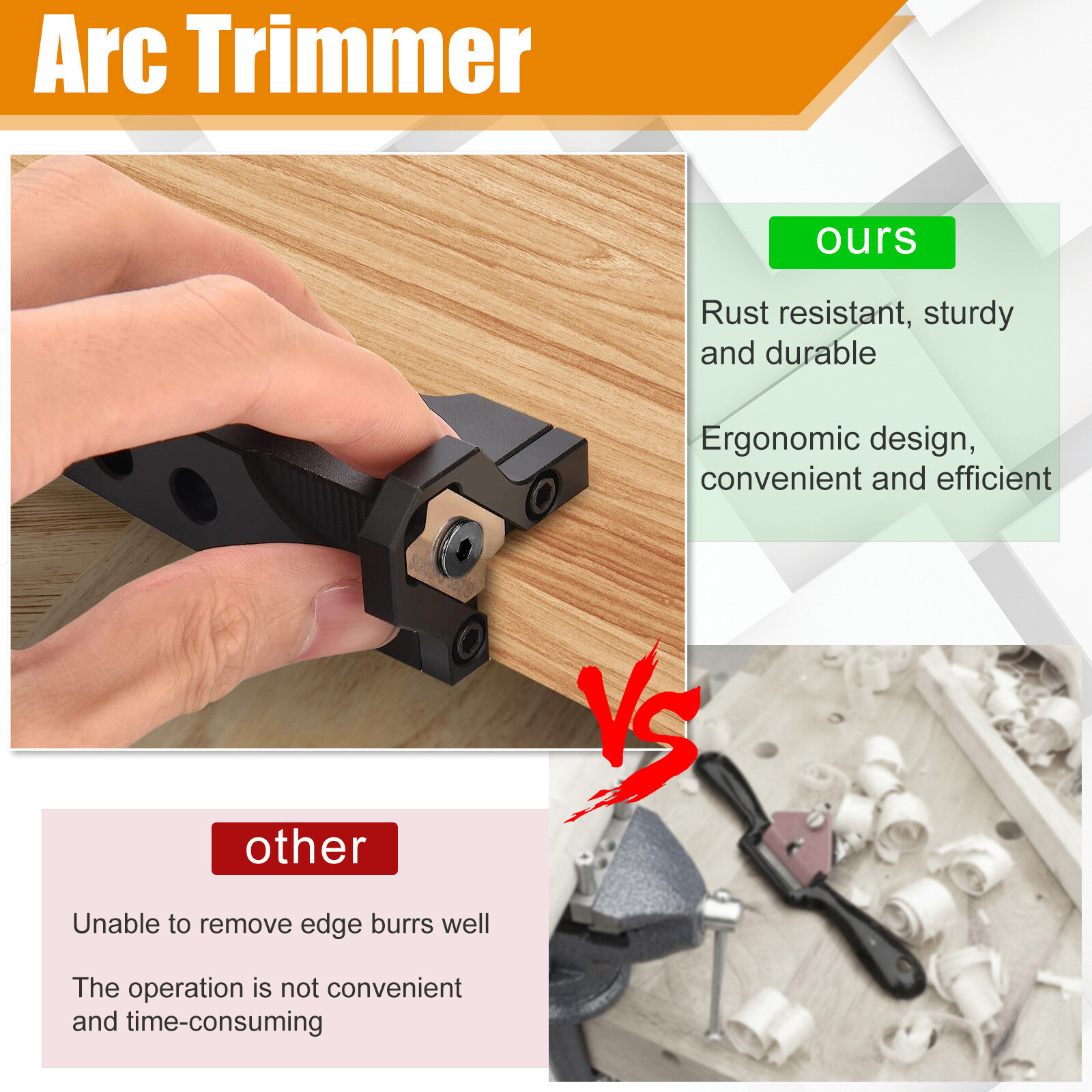 Trimmer Wood Side Edge Banding Cutter Edging Hand Tools Woodworking ...