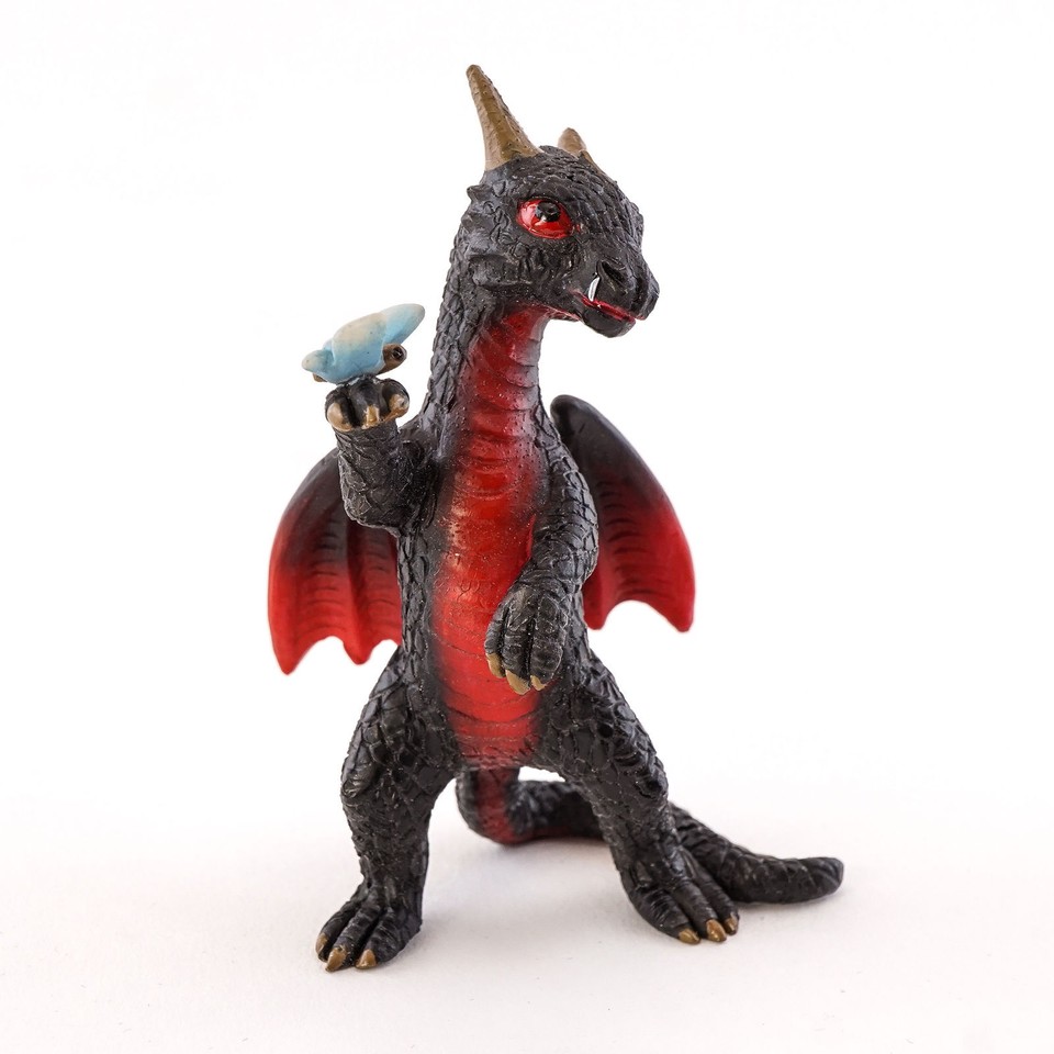 Mini Black Dragon with Dragonfly TO 4678 Miniature Fairy Garden | eBay
