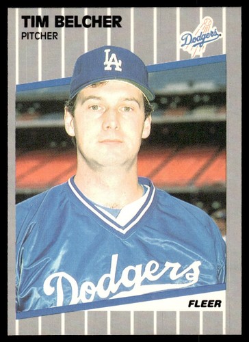 1989 Fleer Baseball Card Tim Belcher Los Angeles Dodgers #54 | eBay