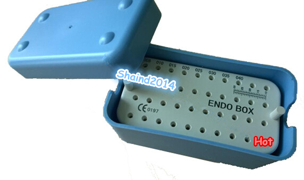1Pc New Dental Blue Plastic Endo Box With A Ruler Hot On Sale | eBay