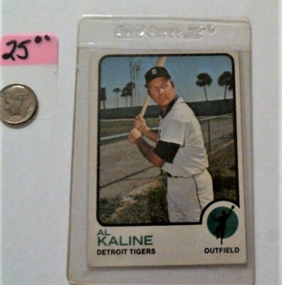 1973 Topps Al Kaline #280 Detroit Tigers VINTAGE Baseball Card ungraded ...