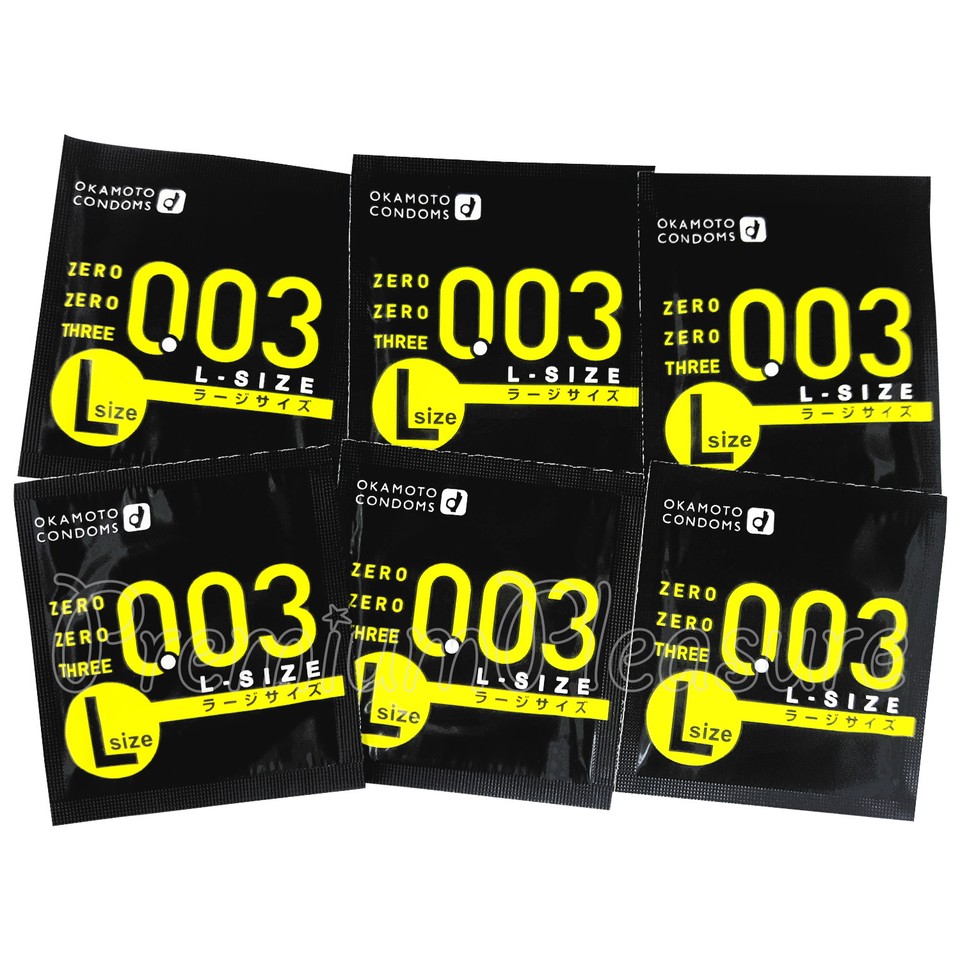 Okamoto 003 L-size condoms Zero Zero Three Larger XL Ultra thin 0.03mm Japan | eBay