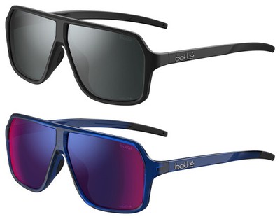 Bolle Prime Volt+ Polarized Men's Square Aviator Sunglasses - BS030VP ...