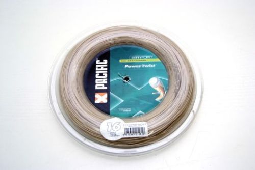 Pacific PowerTwist Saitenset Saite natural 12m power Tennis string set ...