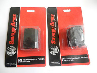 Savage BMAG; 8 Round Factory Magazine; 2 Magazines; 17 WIN SUPER MAG ...