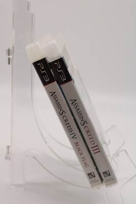 Assassins Creed III and Assasins Creed IV Black Flag for PS3 - Gamestop ...