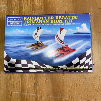NEW Cub Scout Derby Raingutter Regatta Trimaran Boat Kit 2009 | eBay