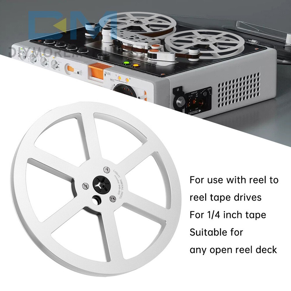 7in Metal Aluminum Take Up Reel Low Noise Open Reel Reel-To-Reel ...