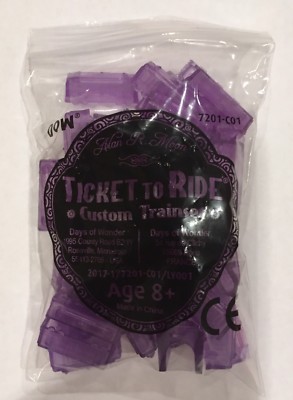 Ticket to Ride Purple Translucent Train Promo Set Days of Wonder | eBay