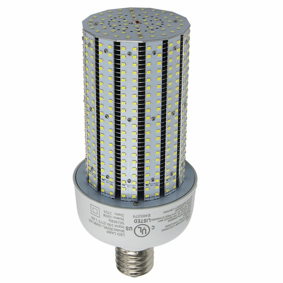 100W LED Corn Light Bulb Replace 400W MH/HPS Warehouse Garage Light ...