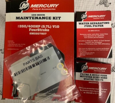 NEW Mercury 100 hour maintenance kit 8M0207807 | eBay