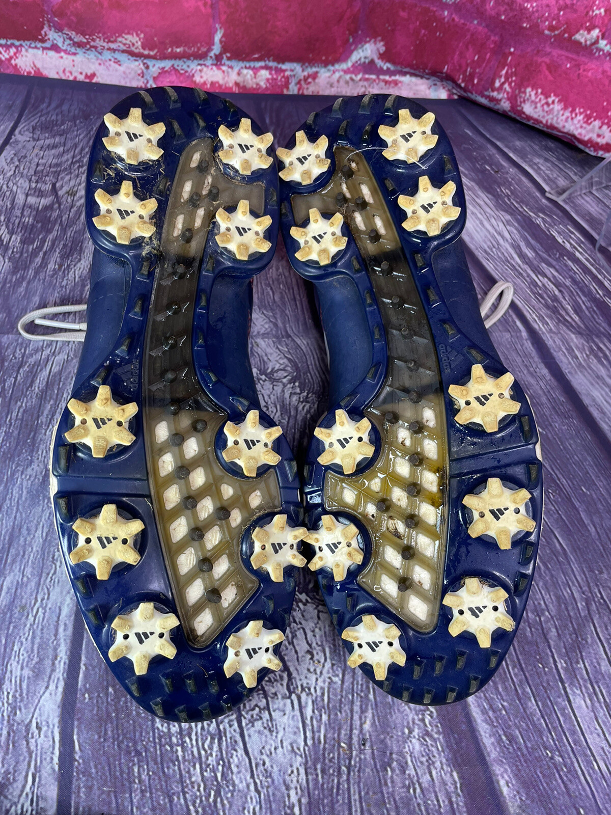 Adidas Tour 360 Boost Prime Knit Mens 8.5 USA Red White Blue Golf Shoes ...