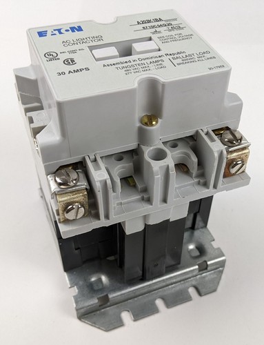 EATON A202K1BA A202 Lighting Contactor 30A 600Vac 2Pole 120VAC Coil ...