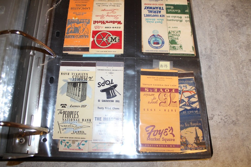 Huge Lot Of 500 Vintage Matchbook Covers 1930s-1960s EAST COAST ETC | eBay