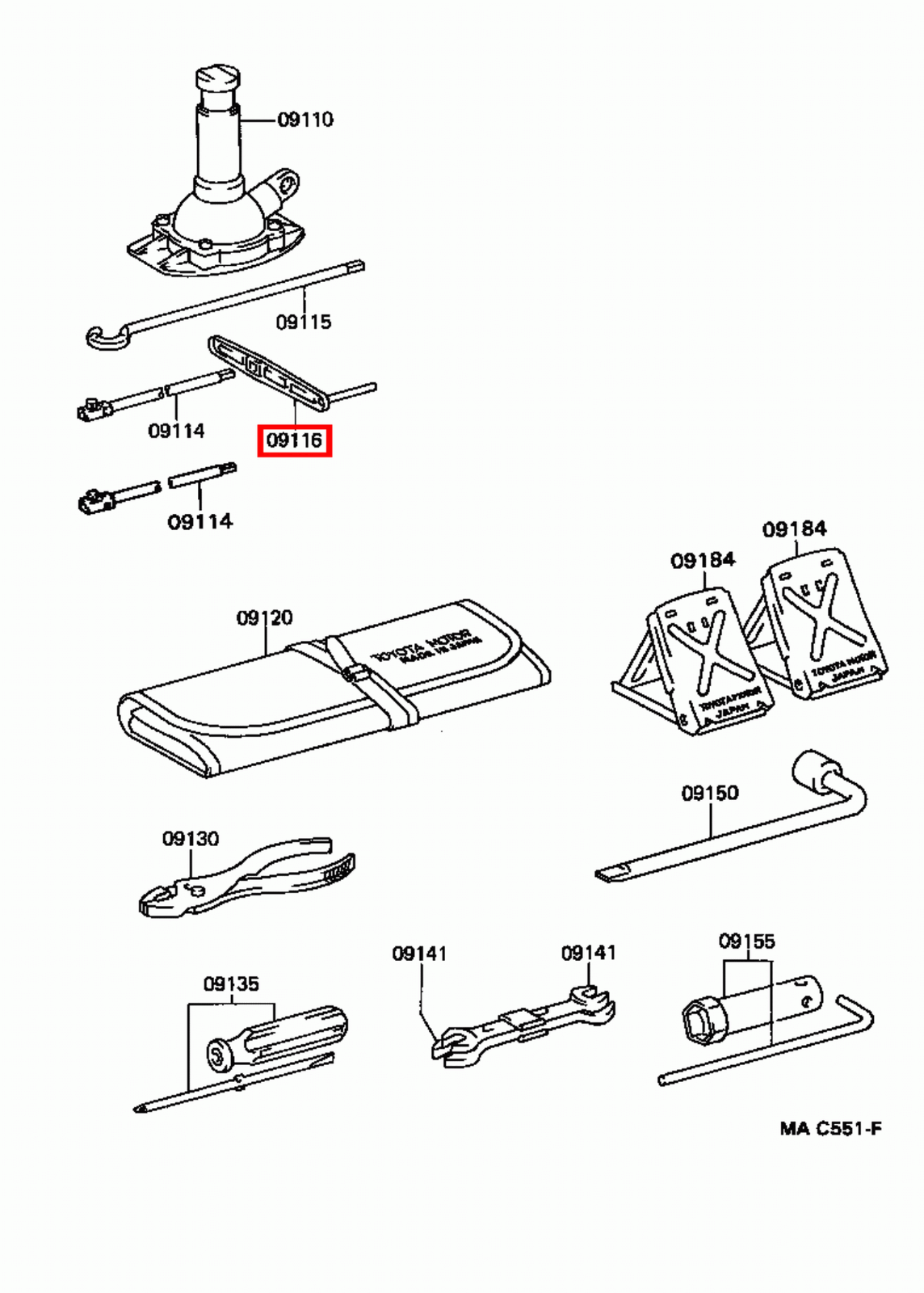 Genuine LandCruiser RJ70 PZJ77 PZJ75 PZJ73 PZJ70 Hydraulic Jack Winder ...
