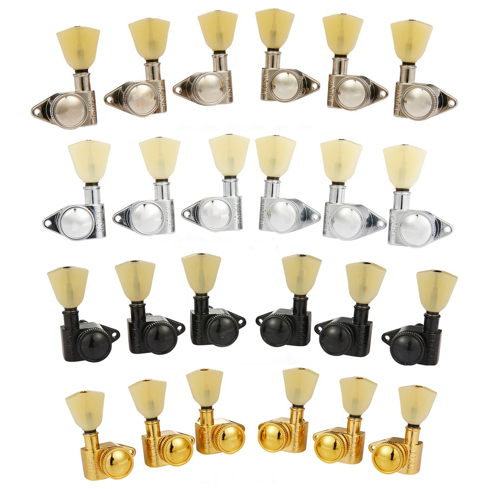 3-per-side Guitar Locking Tuners Locking Tuning Keys w/ Vintage ...