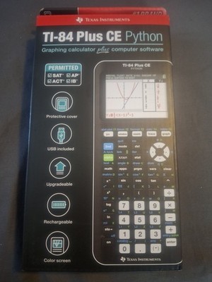 Texas Instruments TI-84 Plus CE PYTHON Graphing Calculator + Computer ...