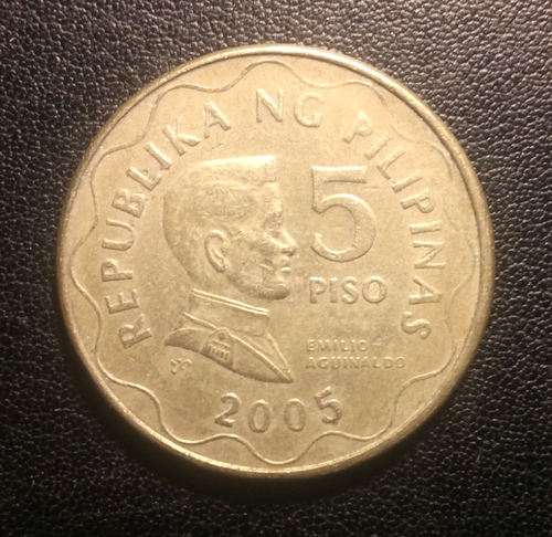 2005 Philippines Five Piso Coin | eBay