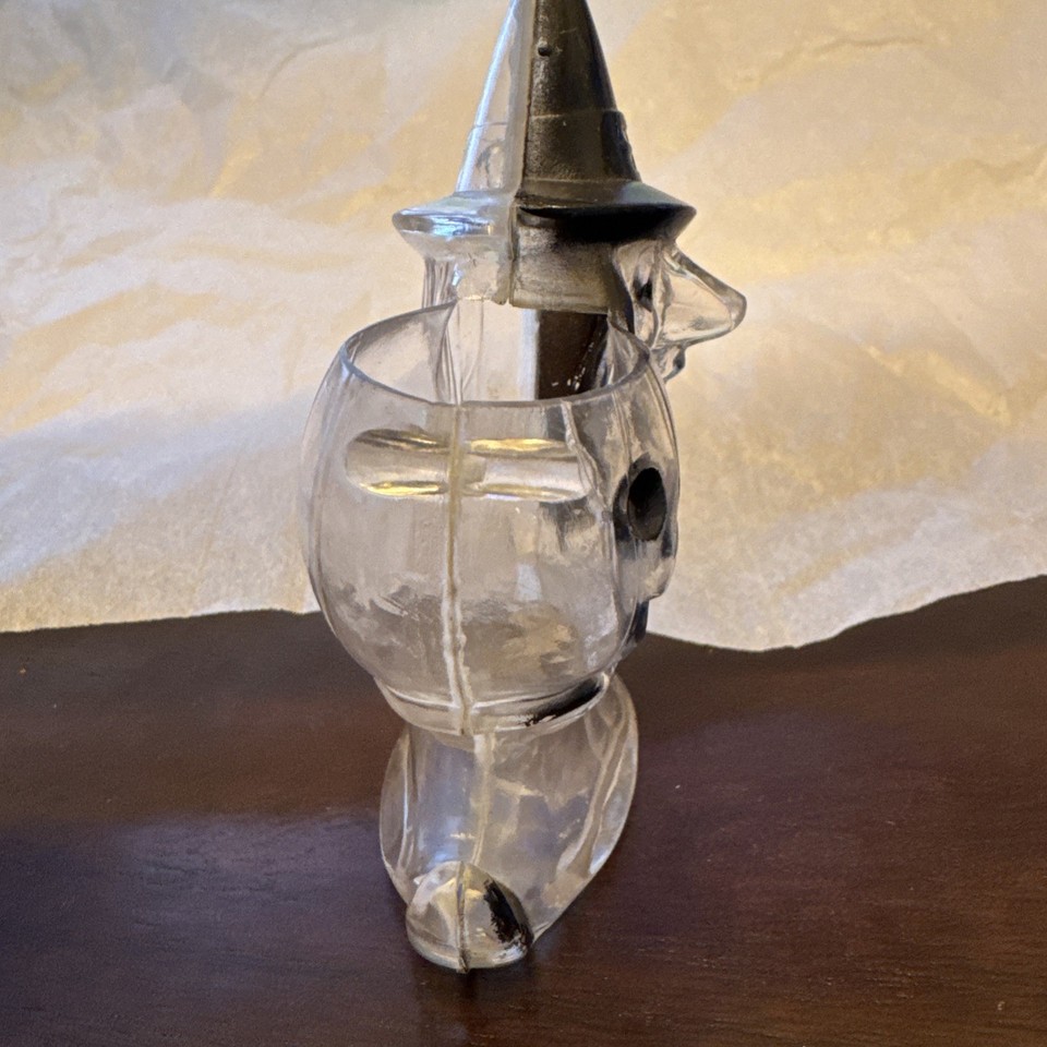 RARE Vintage Rosbro Plastics Clear Witch & JOL Halloween Candy ...