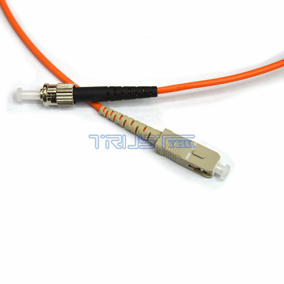 SC-SC SC To ST Duplex Single/Multi Mode 9/125 Fiber Optic Optical Patch ...