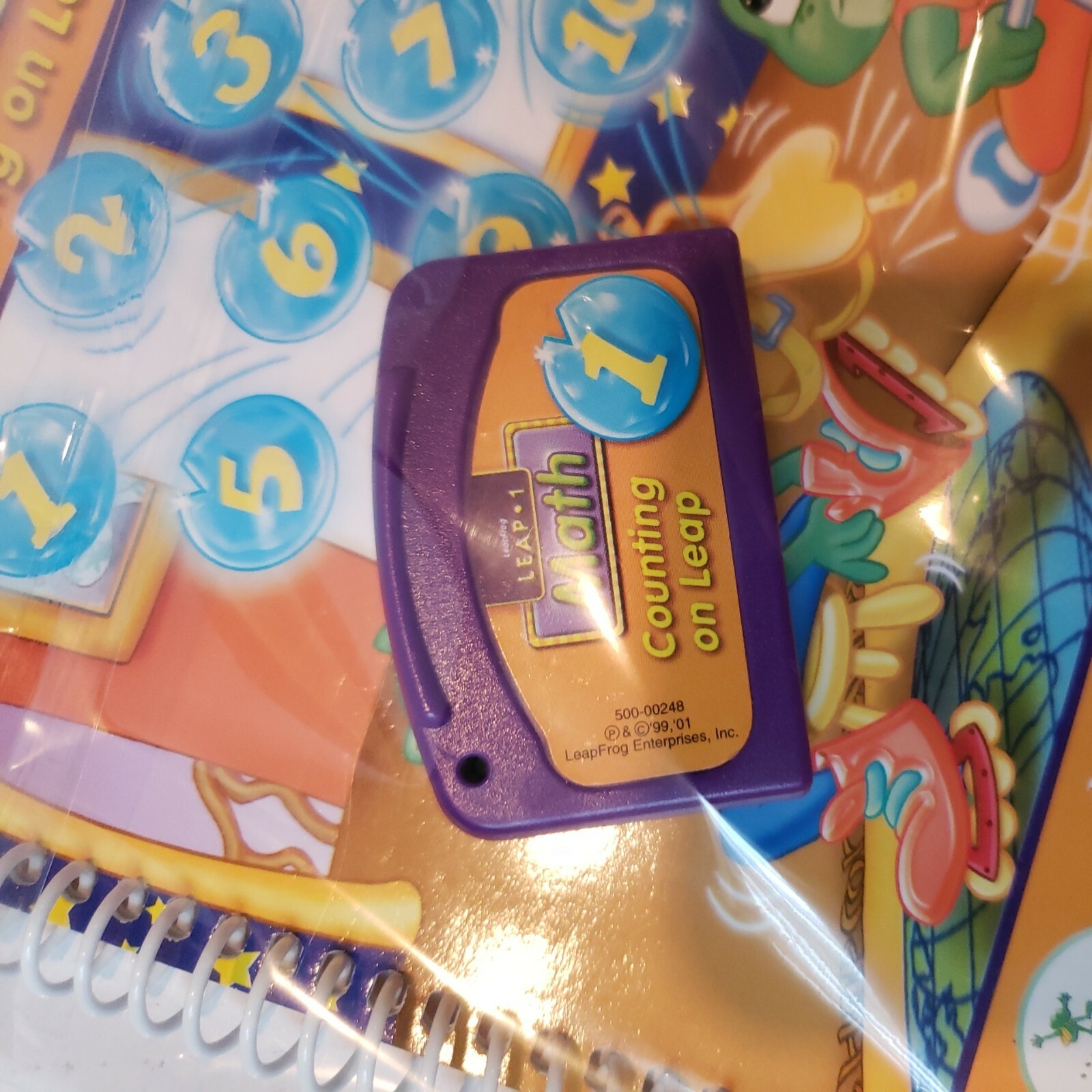 LeapFrog LeapPad Interactive Book & Cartridge Counting On Leap Grade 1 ...