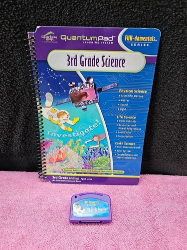 Leapfrog LeapPad Quantum Pad Fun-damentals 3rd Grade Science Book ...