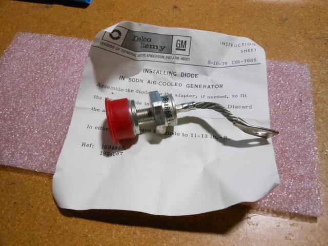 Delco Remy GM Diode # 1894866 for 50dn Air Cool Generator NSN 5961-01 ...