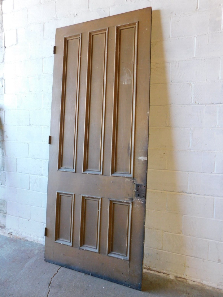 1860's Antique ENTRY DOOR Large and Rare ITALIANATE Style Raised Panel ...