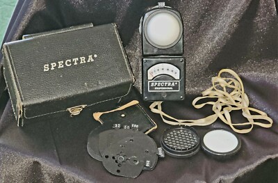 VINTAGE Spectra Exposure Meter Model P-251 Combo 8729 | Analog | w Case ...