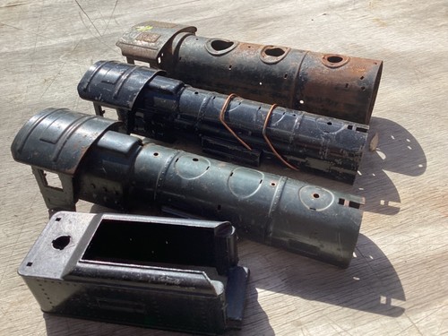 4 vintage Lionel American Flyer Marx tin steam engine shells train ...