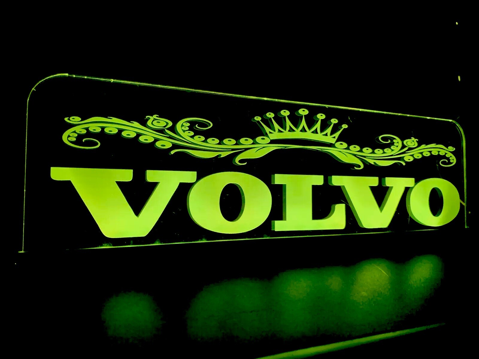 Custom made12V Volvo Truck Cabin Interior Engraved Usb Led Light 7 ...