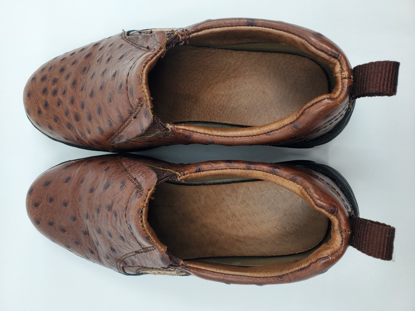 ☆ROPER☆Performance☆Embossed Ostrich Leather Slip On … - Gem