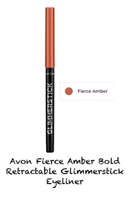 Avon Fierce Amber Bold Retractable Glimmerstick Eyeliner | eBay Australia