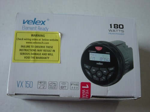 Velex Element Ready VX 150 AM/FM Radio Marine Gauge | eBay