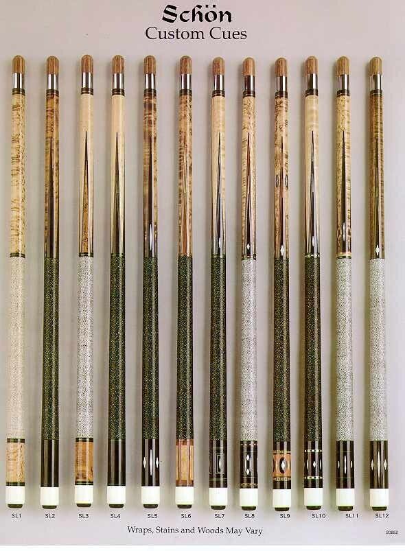 NOS SCHON Pool Cue 1980/90 SCHON Billiard Cue refinished by NOS SCHON Pool Cue 1980/90 SCHON Billiard Cue refinished by