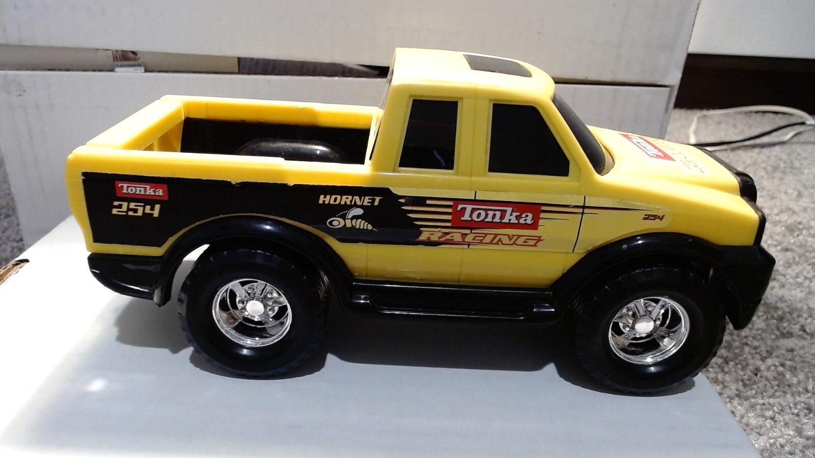 Tonka Racing Yellow Truck Hornet 250 Toy 8" Hasbro Yellow China | eBay