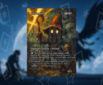 Vivi Ornitier MTG - Alt Art Custom Game Cards Final Fantasy | eBay