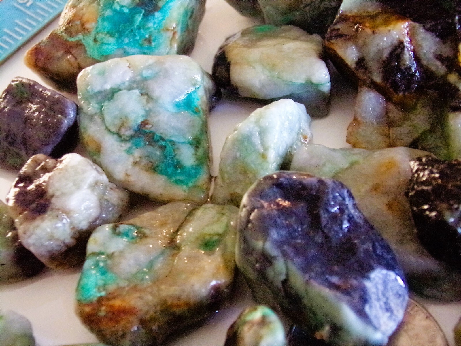 195g of Nevada/Utah Variscite New Lander, Fairfield Gemstones Nevada ...