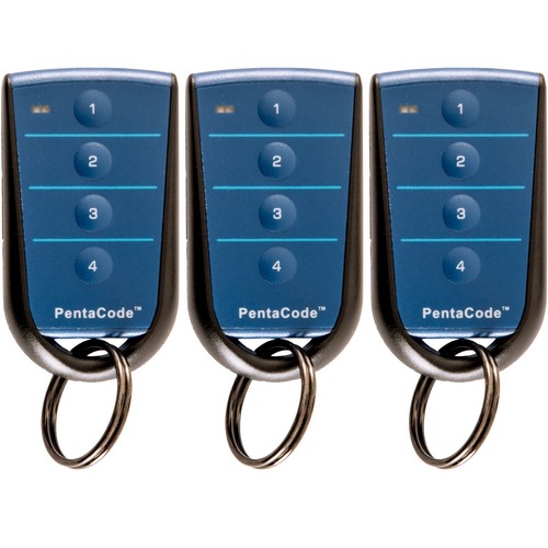 Elsema PentaCODE PCK43304 Blue Garage Door Remote Control Four Button ...